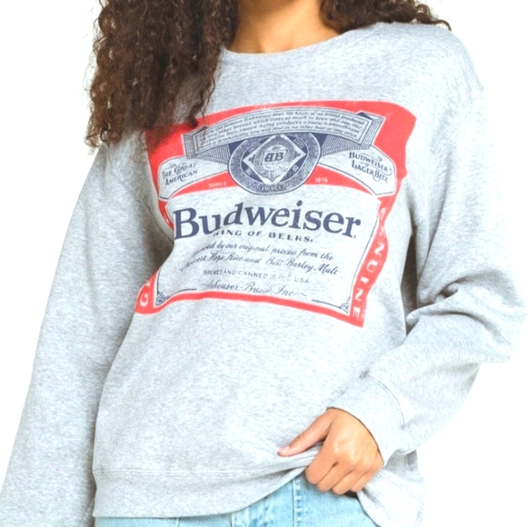 Brew City | Tops | Brew City Brand Budweiser Womens Sweatshirt | Poshmark